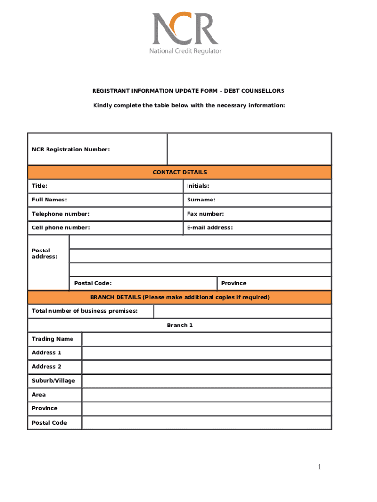 Requirements for registration as a payment distribution agent Doc ...