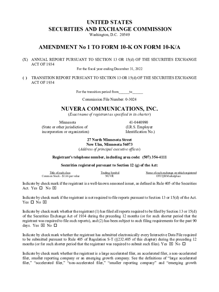 Fillable Online AMENDMENT NO. 1 to FORM 10-K (Mark One) Fax Email Print ...