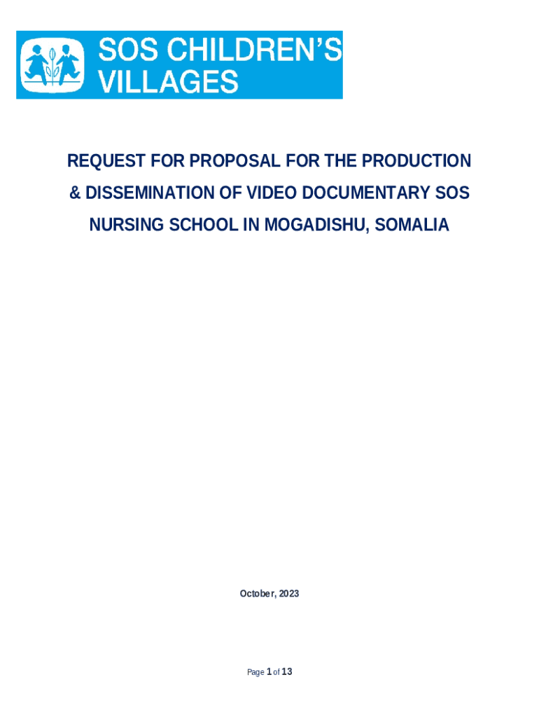 request for proposal for the production & dissemination ... Doc ...