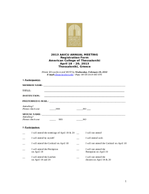 Study Abroad Application Procedure Doc Template | pdfFiller