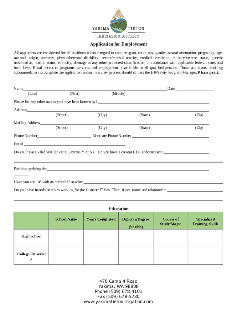 Empower Cherokee Employment Application Survey Doc Template | pdfFiller