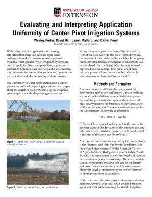 Fillable Online Evaluating and Interpreting Application Uniformity of ...