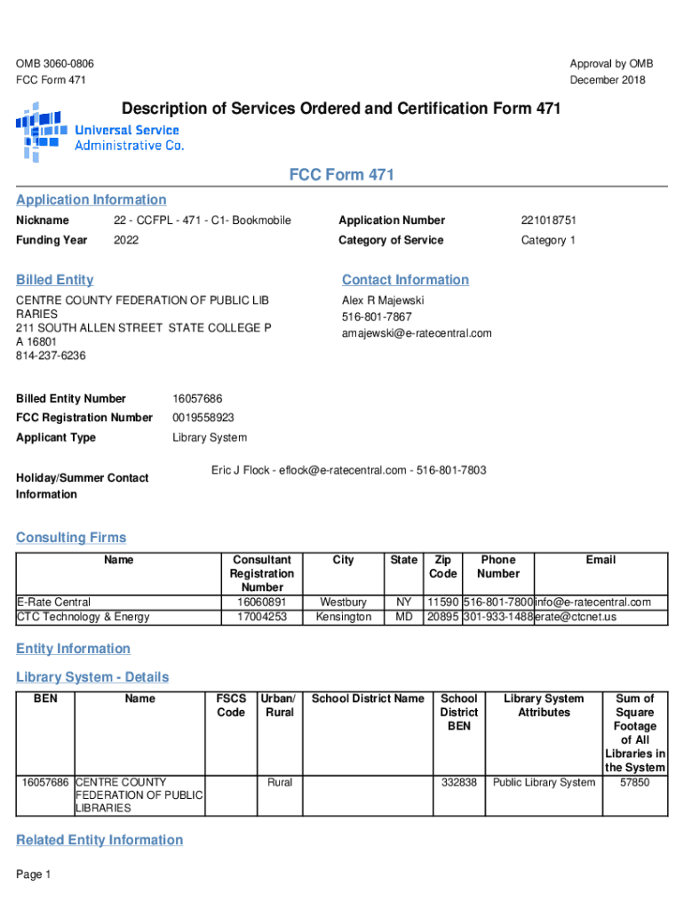 Fillable Online 22 - CCFPL - 471 - C1- Bookmobile Fax Email Print ...