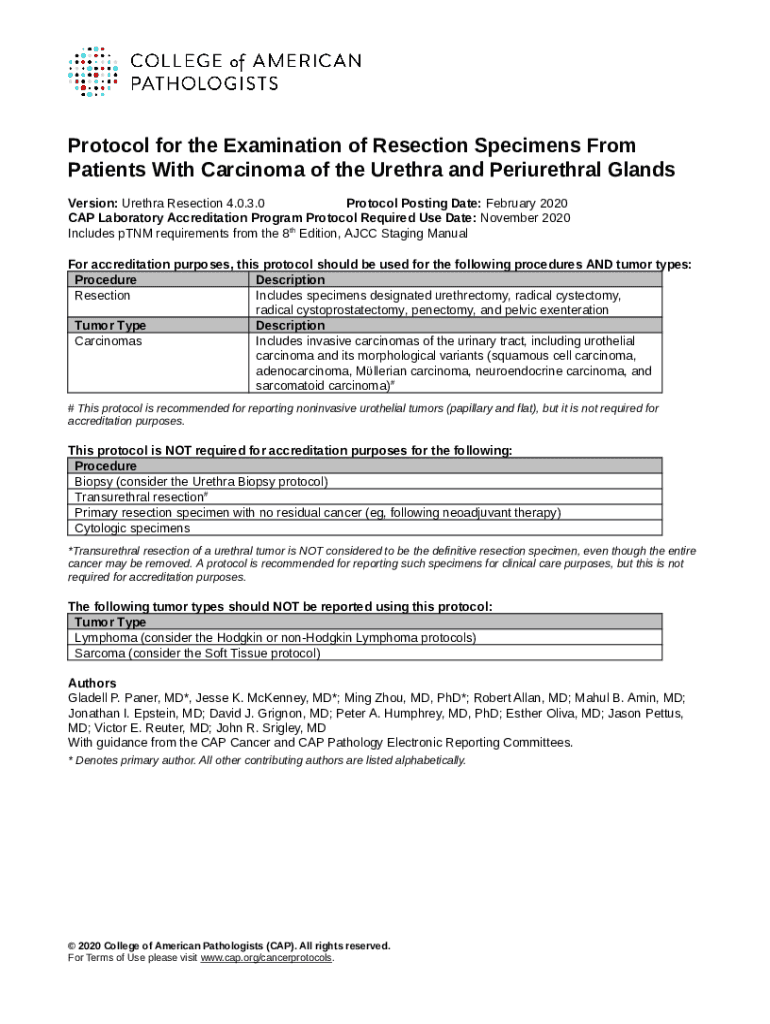 Urethral Cancer Workup: Laboratory Studies, Imaging ... Doc Template ...