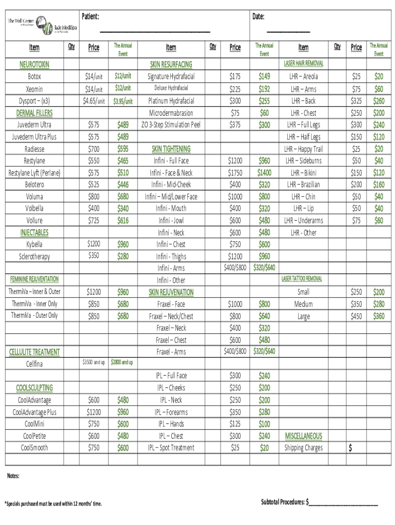 Fillable Online Dermal Fillers and Neurotoxins 101: What You Need to Know Fax Email Print ...