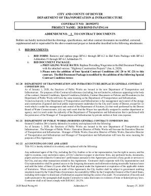 Fillable Online Denver Zoning Code Article 1: General Provisions Fax ...