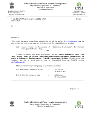 Limited-Tender-for-Procurement-of-Equipment-for-Plant- ... - niphm gov ...