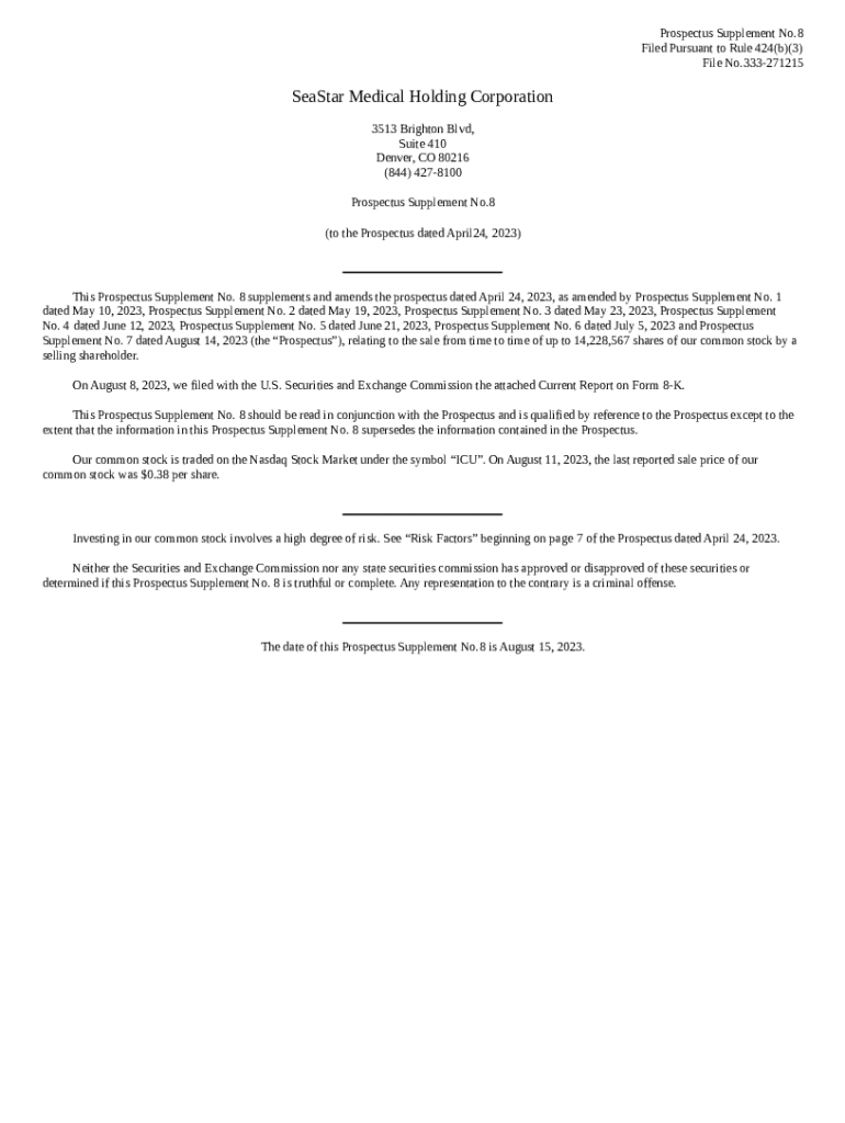 Prospectus Supplement No. 8 - SEC FilingsAmerican Tower Doc Template ...