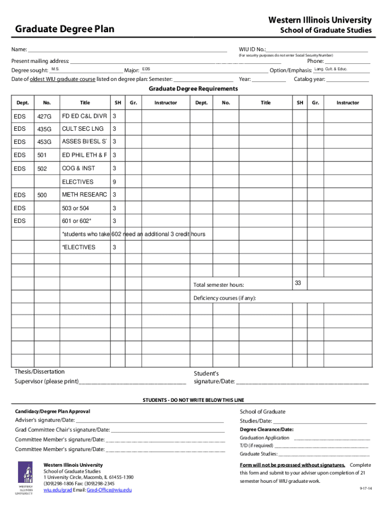 Fillable Online Graduate Student Enrollment Verification Request Fax Email Print - pdfFiller