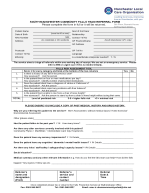 NORTH MANCHESTER FALLS SERVICE REFERRAL & NOTIFICATION Doc Template ...