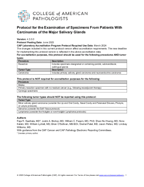 Fillable Online CAP Laboratory Accreditation Program Standards for ...