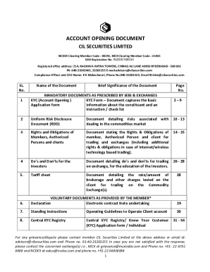 Fillable Online OF DOCUMENTS CLIENT ACCOUNT OPENING FORM ( ... Fax ...