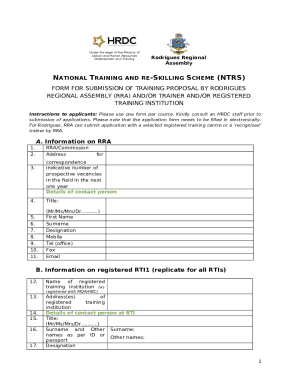 National Training and Reskilling Scheme (NTRS) - HRDC Doc Template ...