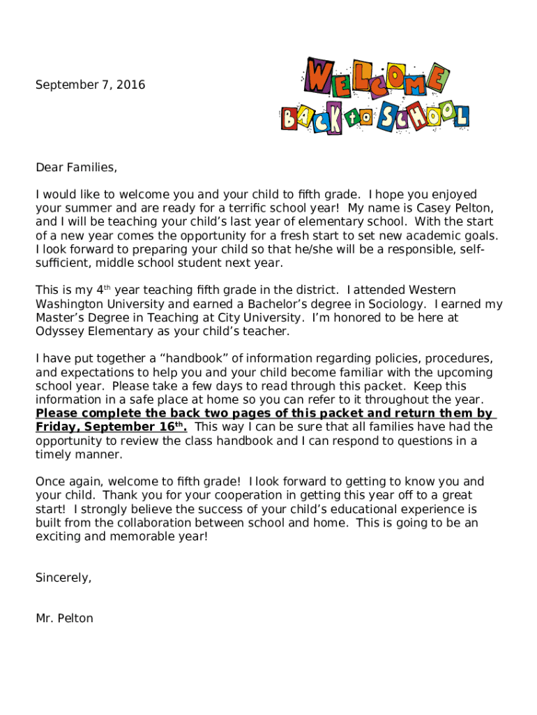 Dear Parents and Carers We hope that this letter finds you ... Doc ...