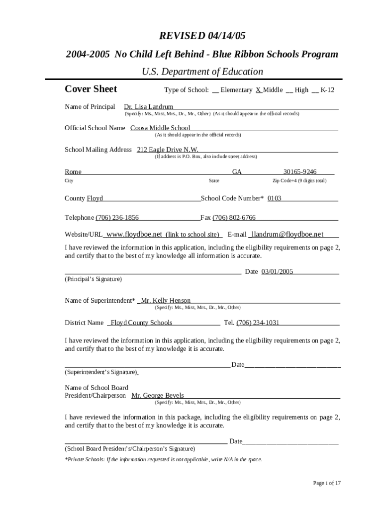 Coosa Middle School -- Application - www2 ed Doc Template | pdfFiller