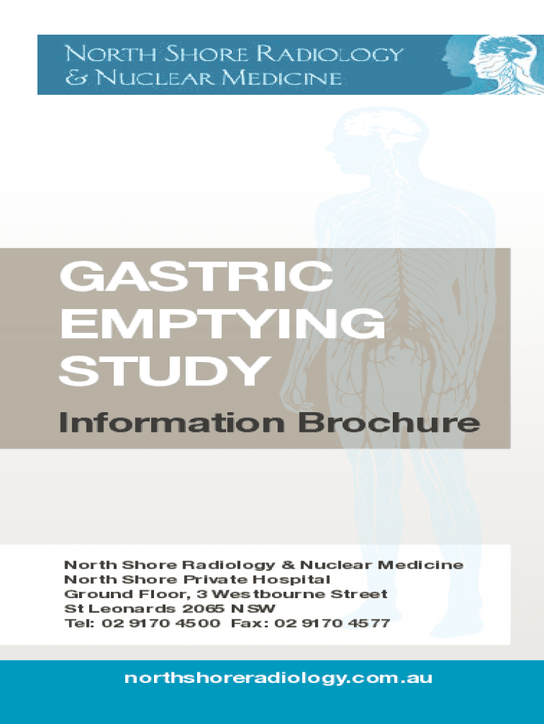 Fillable Online Gastric emptying scintigraphy: Clinical Practice Guide Fax Email Print - pdfFiller