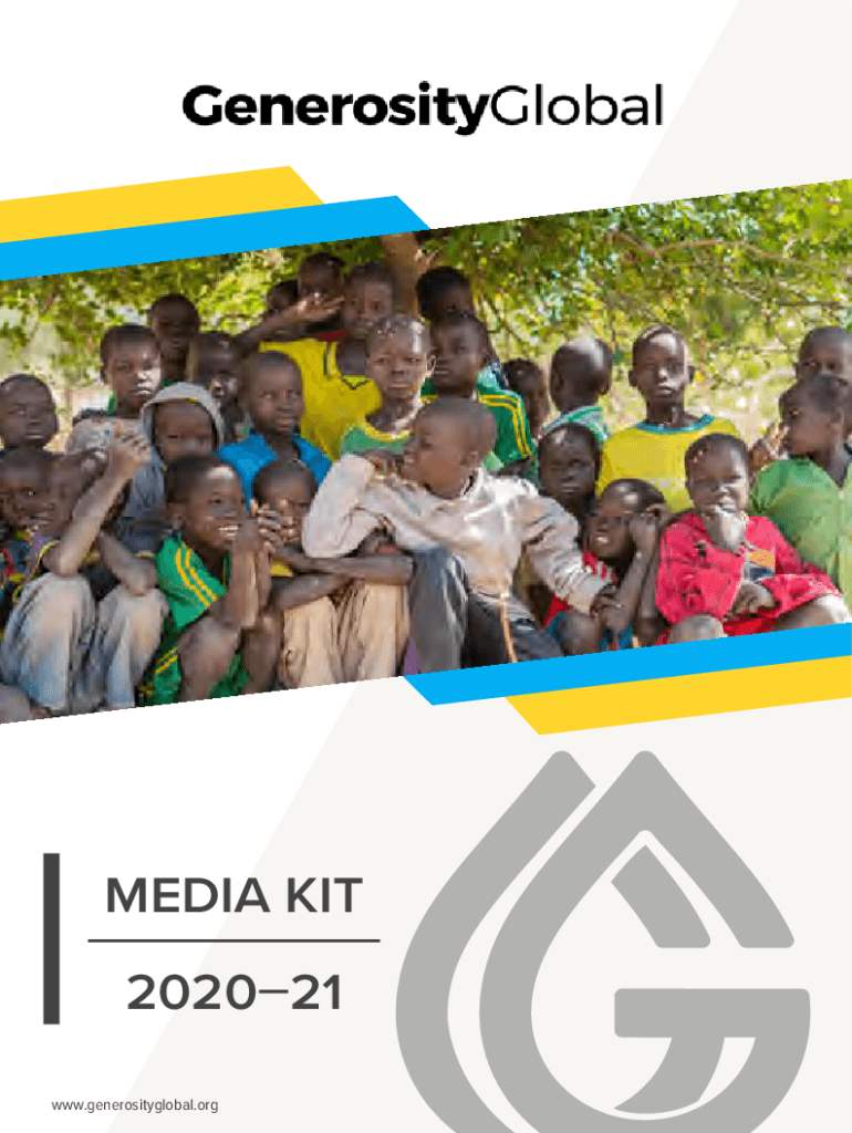 Fillable Online Generosity GlobalClean Water, Women's health & Hygiene Fax Email Print - pdfFiller