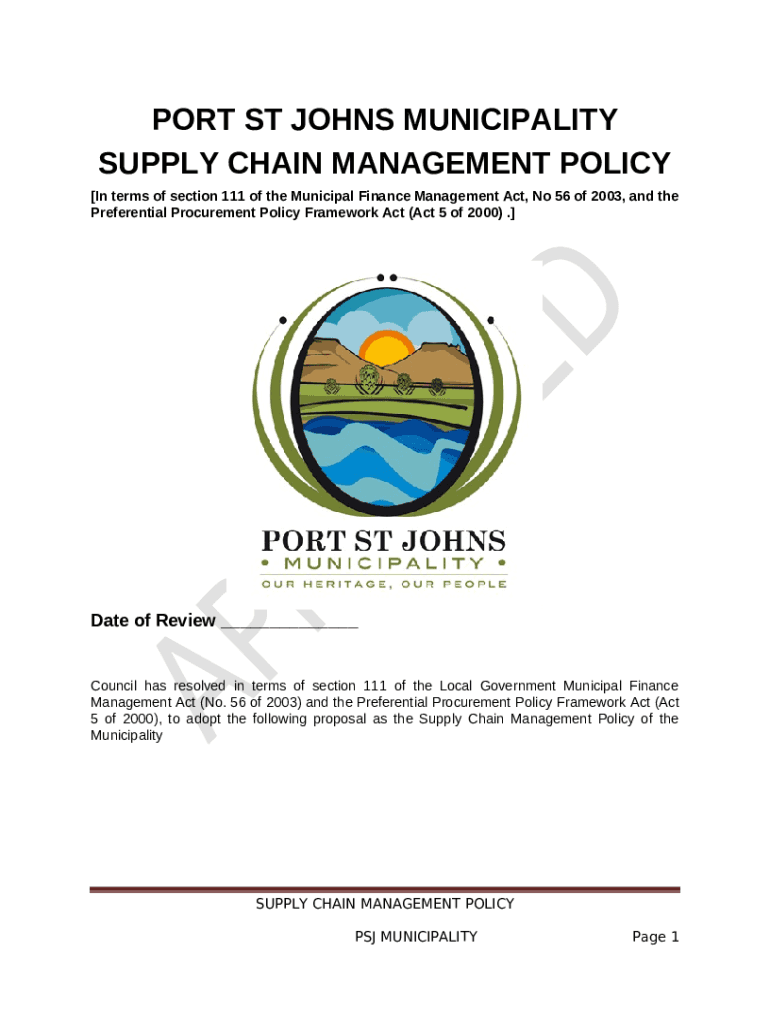 In terms of section 111 of the Municipal Finance Management Act, No 56 ...