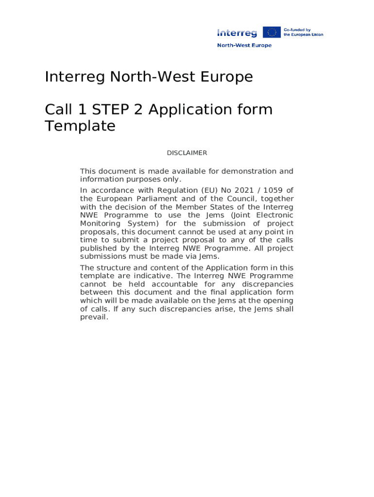 Application call 2 step 1 Doc Template | pdfFiller
