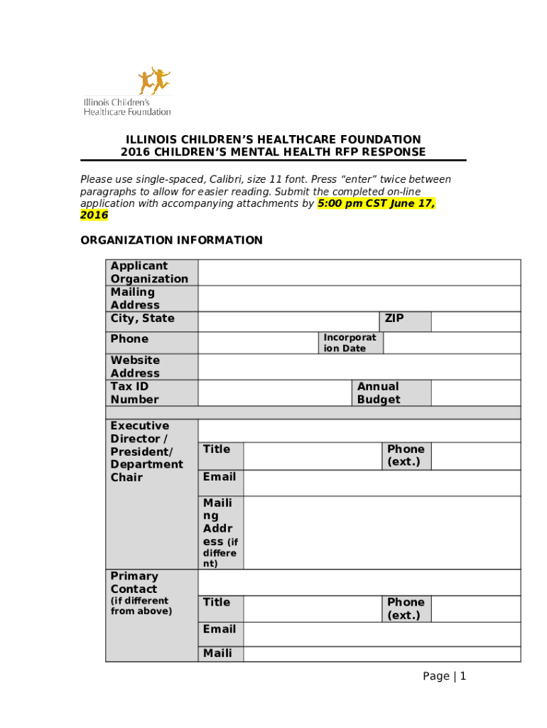 2015-2016 Mental Health RFP Application Template Final.docx Doc Template | pdfFiller