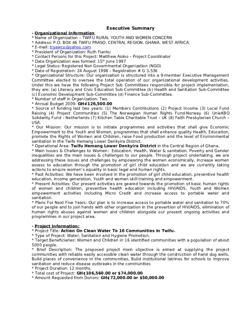 Poverty Reduction Strategy Paper Annual Progress Report Doc Template ...