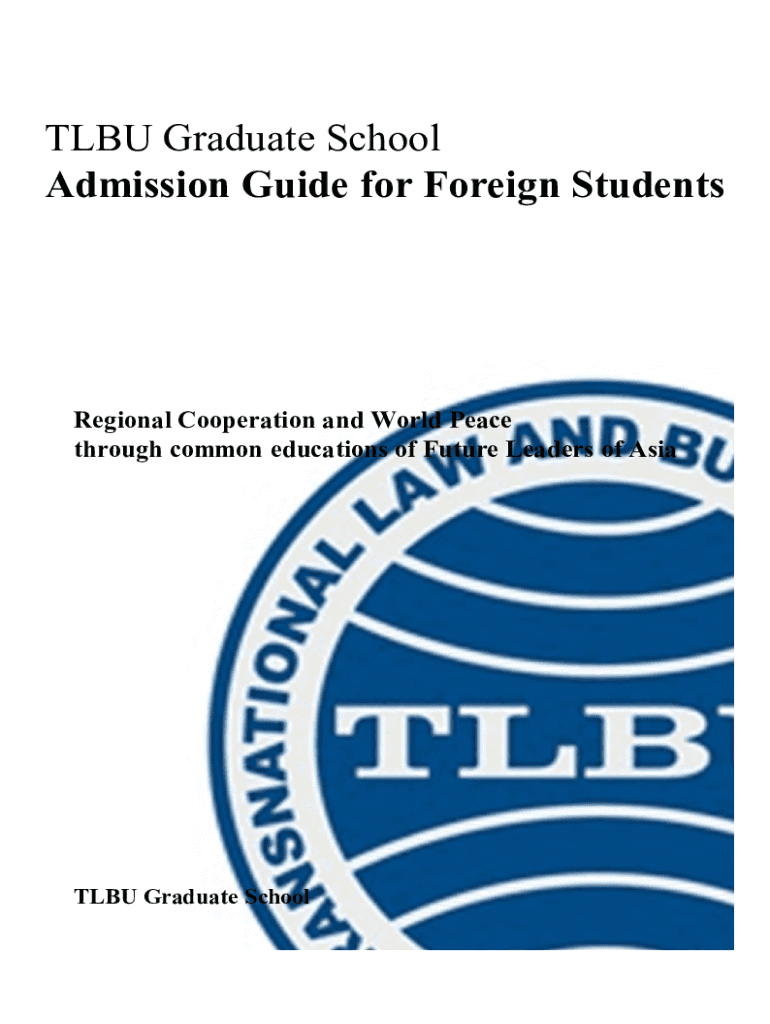 Fillable Online TLBU Commencement Ceremony - PDF Free Download Fax Email Print - pdfFiller