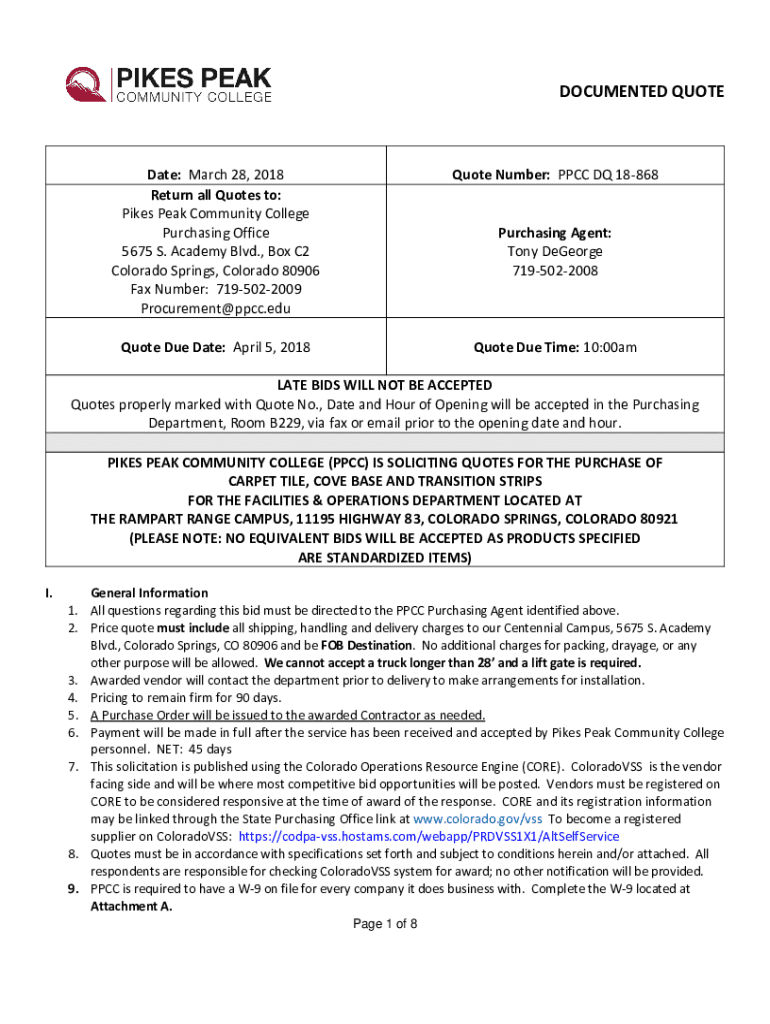 Fillable Online Pikes Peak State College Transcript Request Fax Email Print - pdfFiller