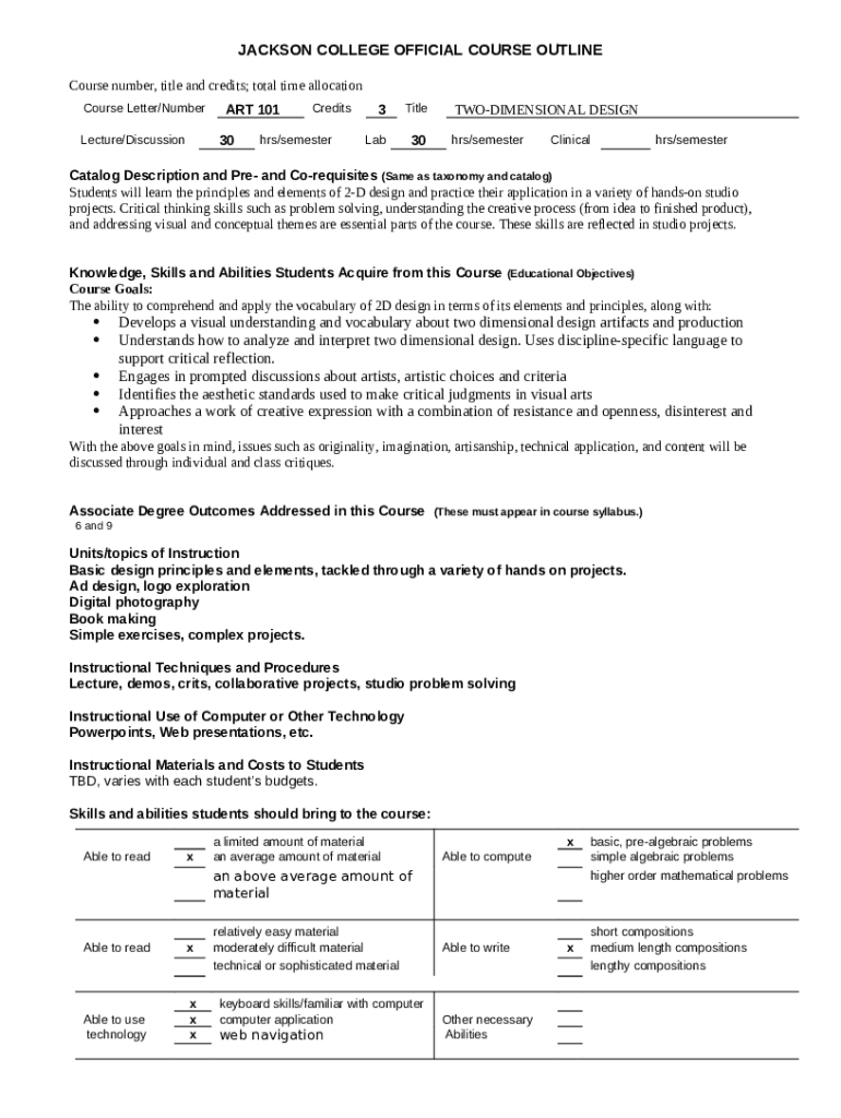 Studio Art - Certificate Doc Template | pdfFiller