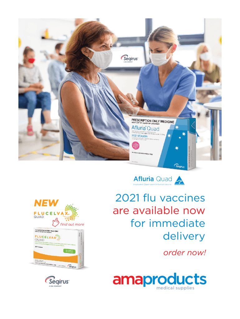 Fillable Online Afluria Quadrivalent Influenza Vaccine, Pre-filled ...