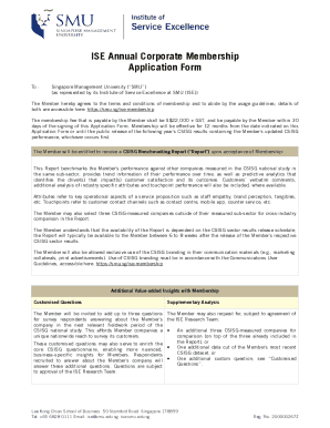 Fillable Online ISE Annual Corporate Membership Application Form Fax Email Print - pdfFiller