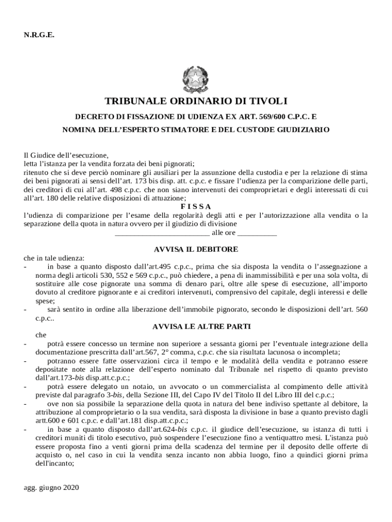 1 TRIBUNALE DI PADOVA Verbale udienza ex art. 569 c.p.c. ... Doc ...