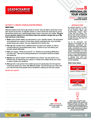 Fillable Online 15 Creative Elevator Pitch Examples for Every Scenario ...