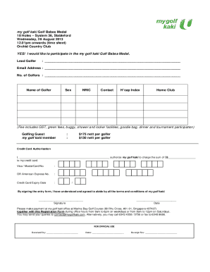 Fillable Online my golf kaki Golf Babes Medal Fax Email Print - pdfFiller