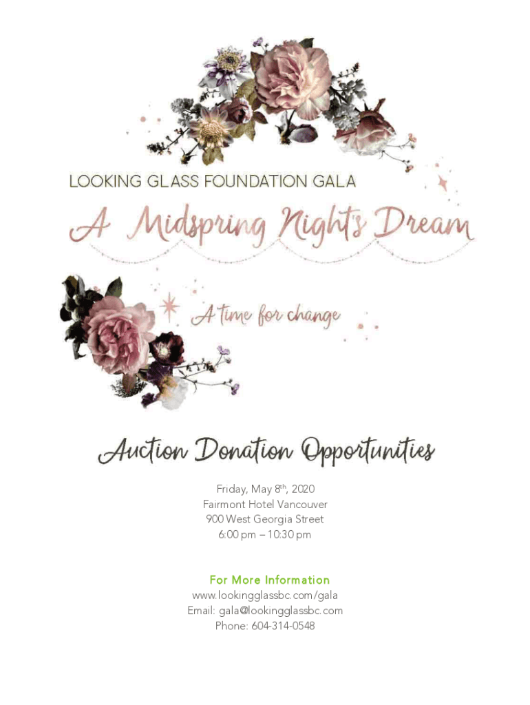 Fillable Online Looking Glass Foundation for Eating Disorders Fax Email Print - pdfFiller