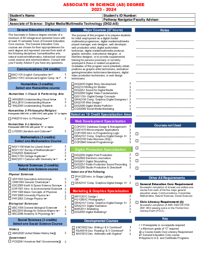 Fillable Online Pasco-Hernando State College - Digital Media ...