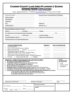 Fillable Online Planning and Zoning Forms Fax Email Print - pdfFiller