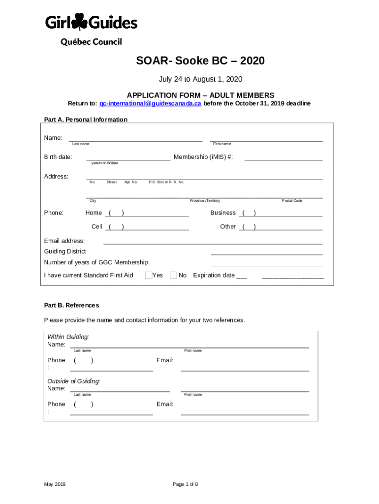 Application - Adults Doc Template | pdfFiller