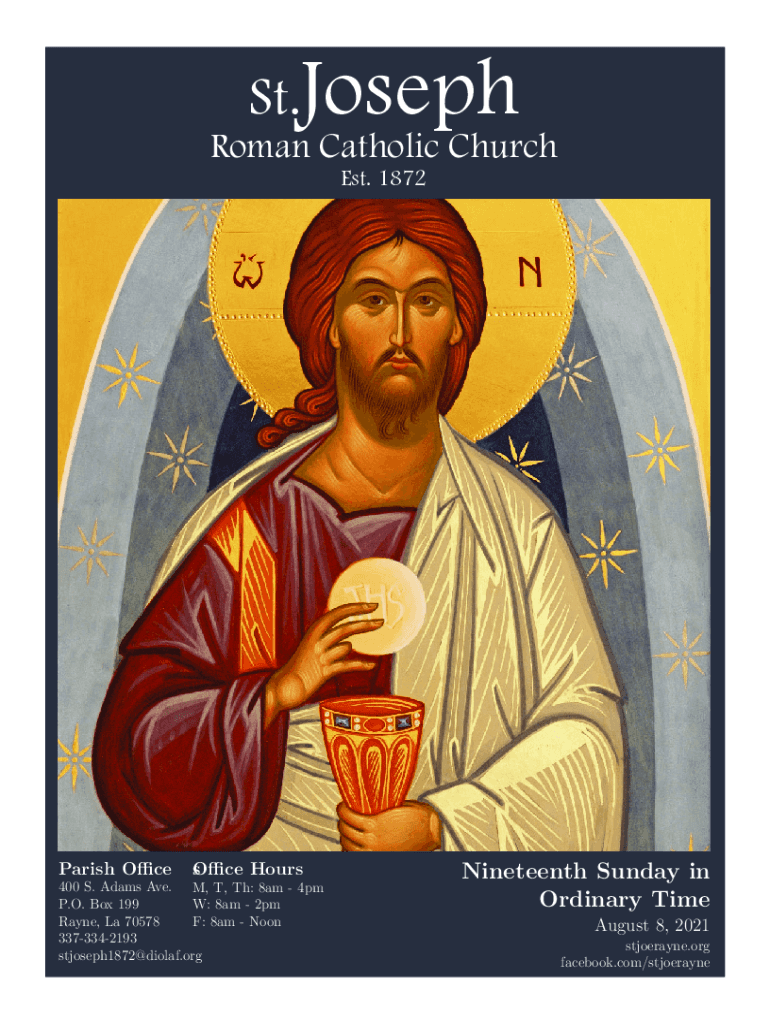 Fillable Online Deacon Barry LeBlanc Fax Email Print - pdfFiller