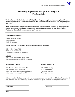 Fillable Online Is Medically Supervised Weight Loss Right for You? Fax ...