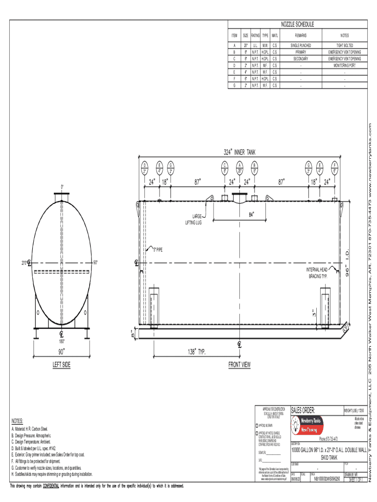Fillable Online Newberry Tanks: Bulk Fuel Storage Tanks Fax Email Print ...