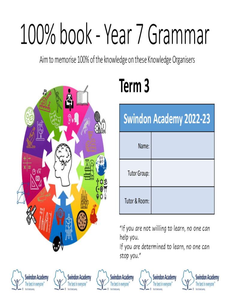 Fillable Online 100% book - Year 7 Grammar Fax Email Print - pdfFiller