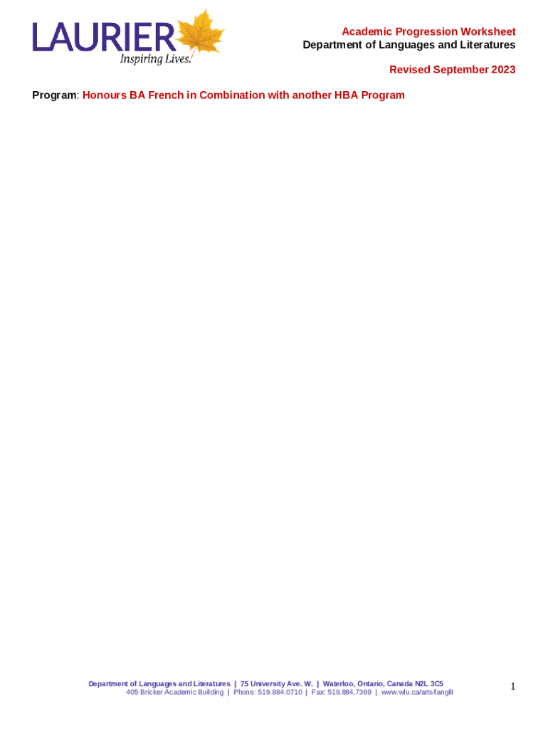 hba-in-french-combined-academic-progression-worksheet. ... Doc Template | pdfFiller