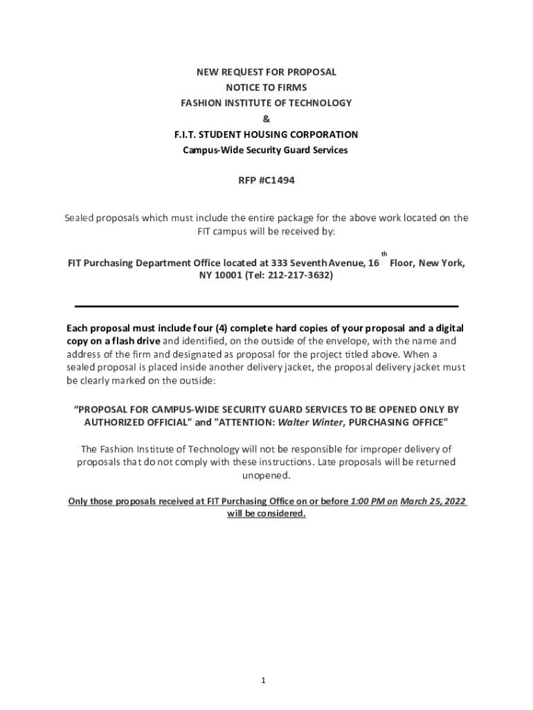 Fillable Online Request for Proposal Notice to Firms ... - Upscale Method Fax Email Print ...