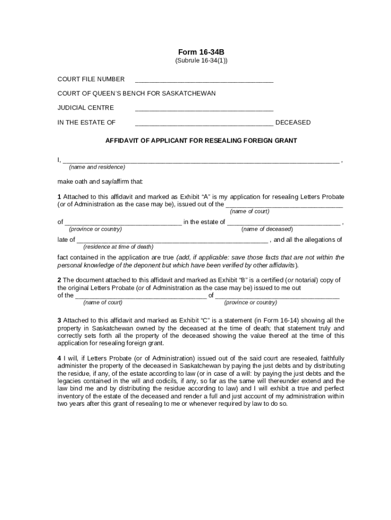 16-34B - Affidavit of Applicant for Resealing Foreign Grant Doc ...