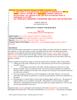 Behavioral & Social Science Research Protocol template. ... Doc ...