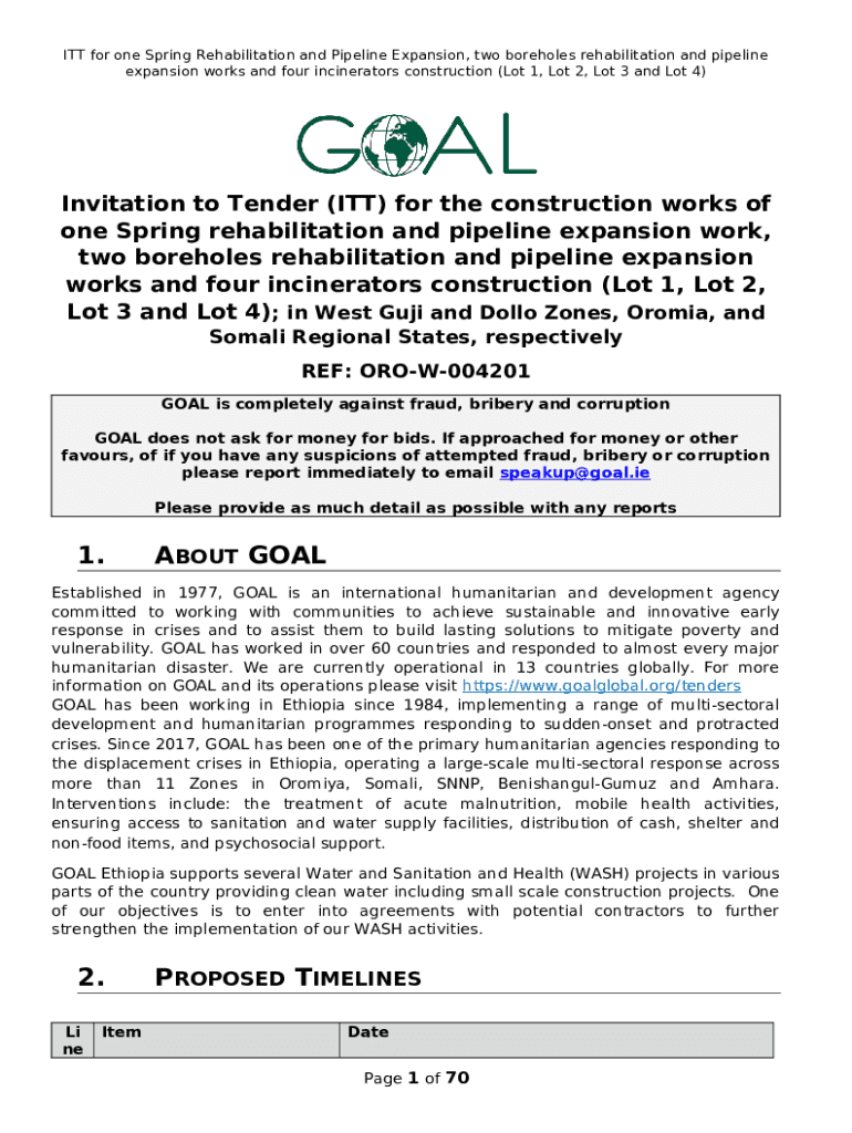 Invitation to Tender (ITT) for the construction works of one ... Doc ...