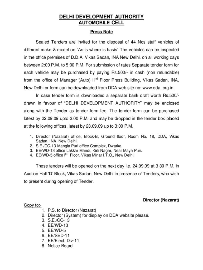 Fillable Online E-Tender for 'Facility Management Services (FMS)' for ... Fax Email Print ...