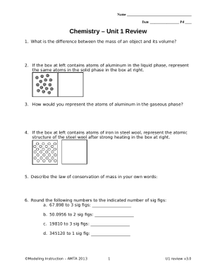 chemistry unit 1 review Flashcards Doc Template | pdfFiller