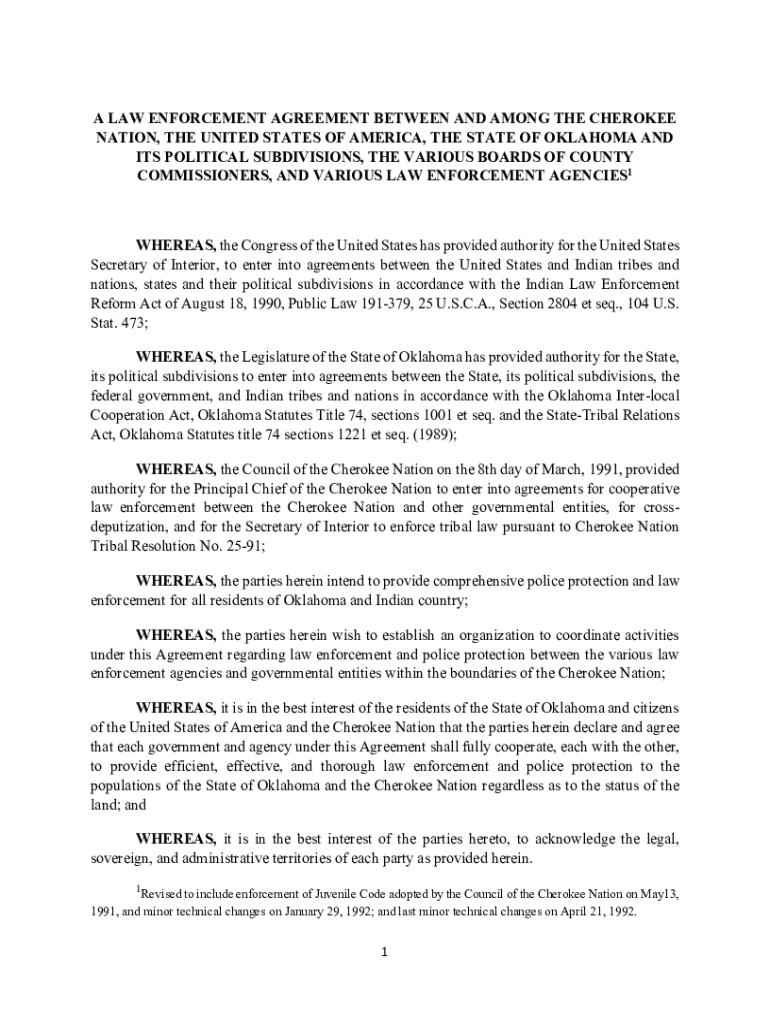 Fillable Online cops usdoj APPENDIX - Cherokee Nation Office of the ...