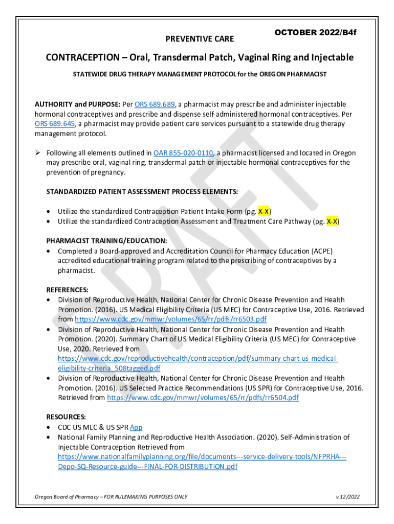 Fillable Online Pharmacists Begin Prescribing Hormonal Contraception in ... Fax Email Print ...